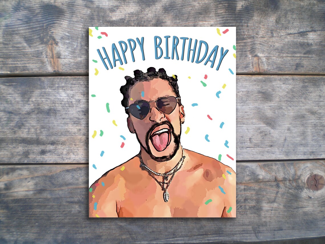 Bad Bunny Birthday Card Funny Bad Bunny Gift Printable Etsy M xico Bad Bunny Birthday Card Funny Bad Bunny Gift Printable Etsy M xico