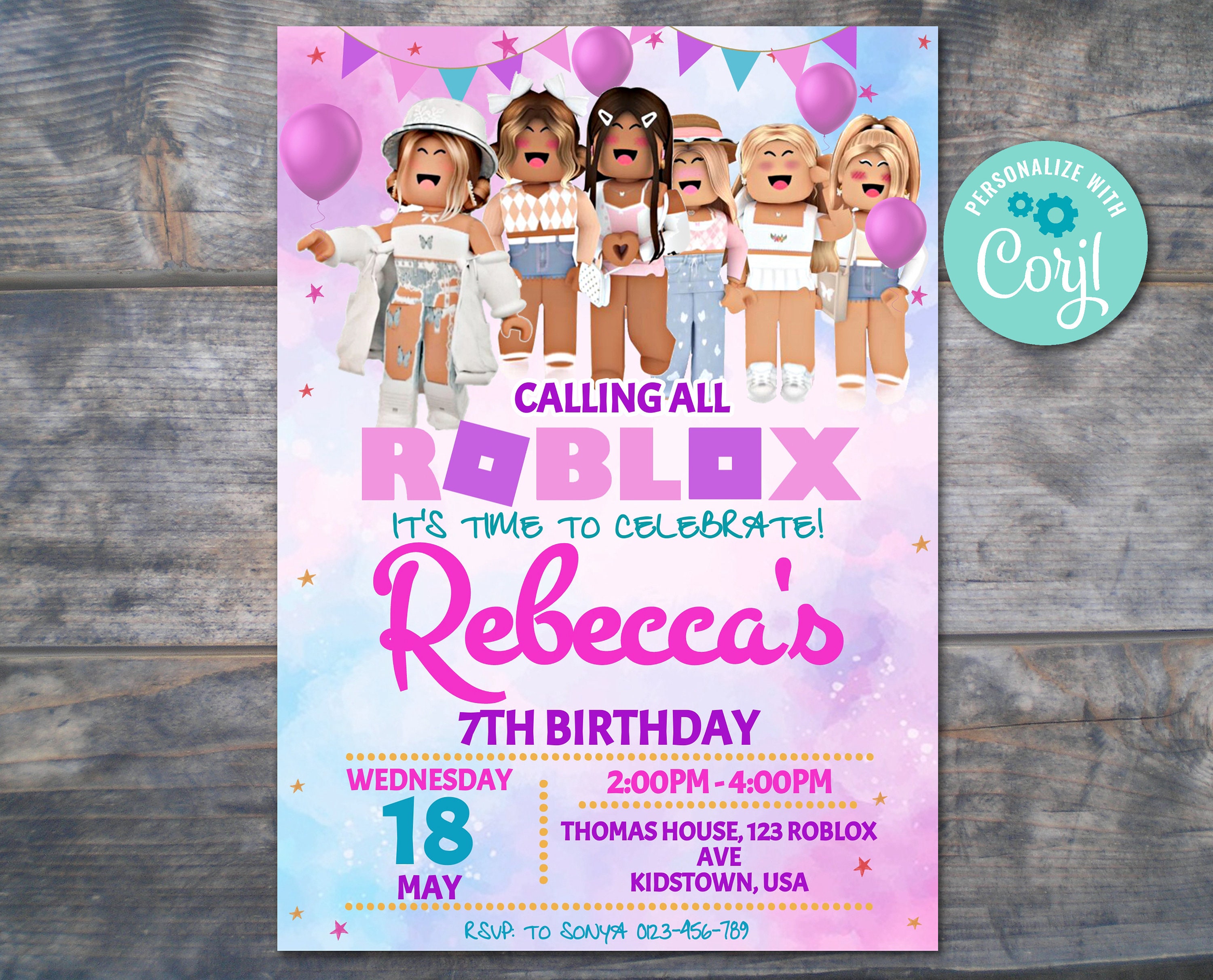 Roblox Girl Gifts - Etsy