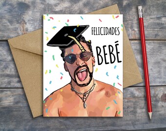 Graduation Bad Bunny | Etsy
