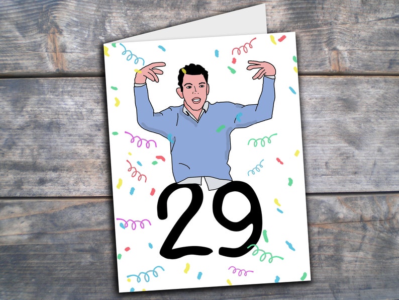 29 Schmidt Birthday Card New Girl Card Printable Greeting Card - Etsy ...