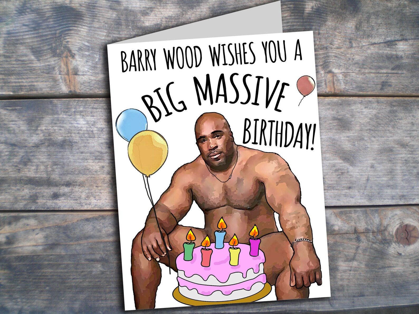 Barry Wood Meme Birthday Card Printable Funny Birthday Cake Etsy Canada