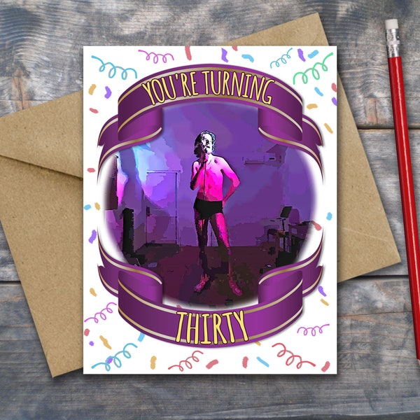 Bo Burnham Turning 30 Birthday Card - Etsy Australia