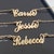 Carrie Name Necklace, Customized Carrie Font Nameplate, Personalized ...
