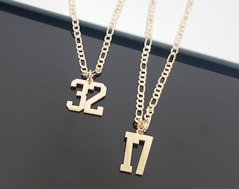 Number Necklace - Etsy