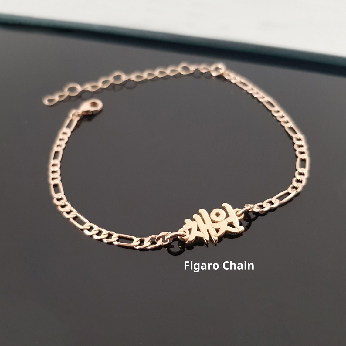 Korean Name Bracelet or Anklet Hangul Jewelry Hangul Name - Etsy
