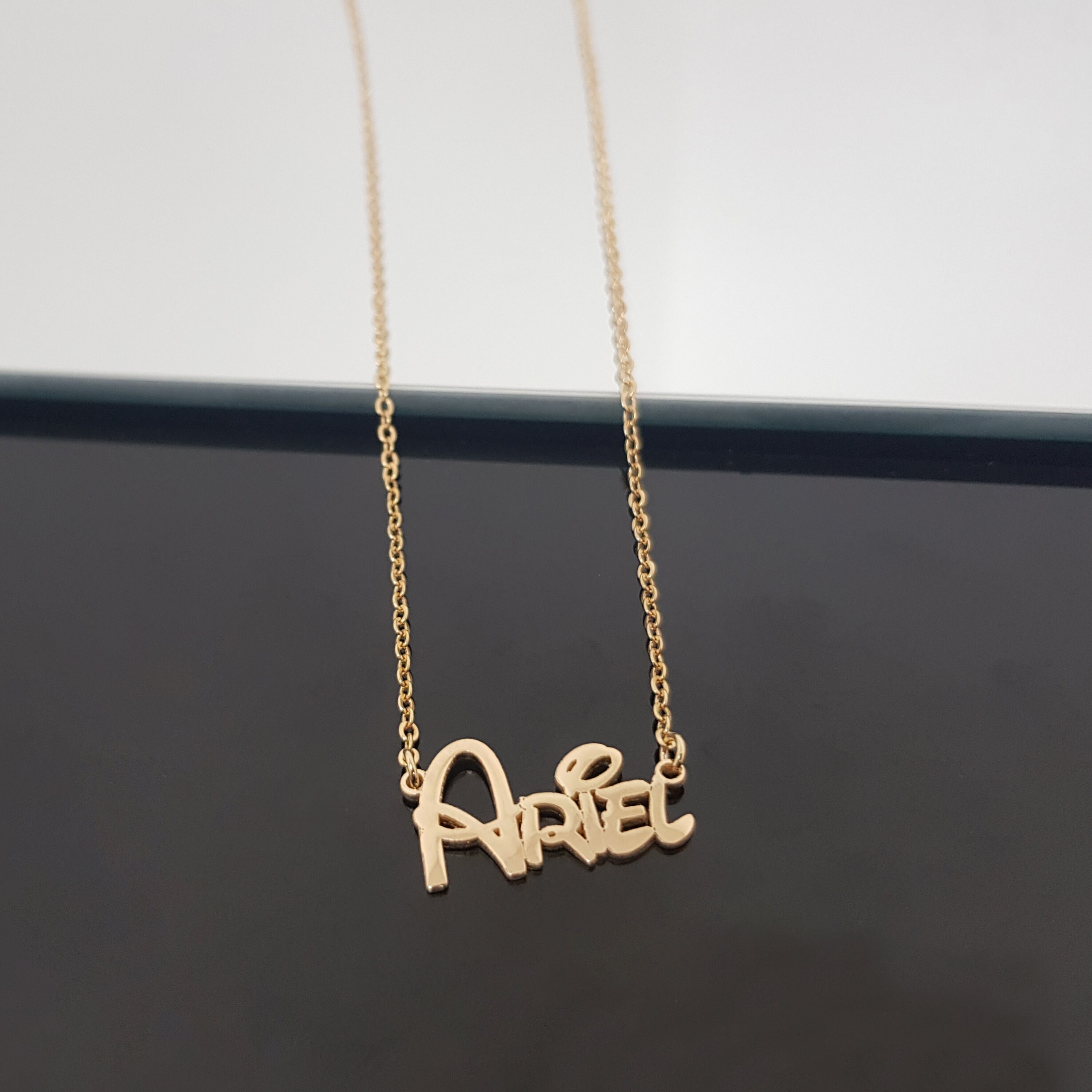 Custom Name Necklace Personalized Nameplate Necklace Little - Etsy