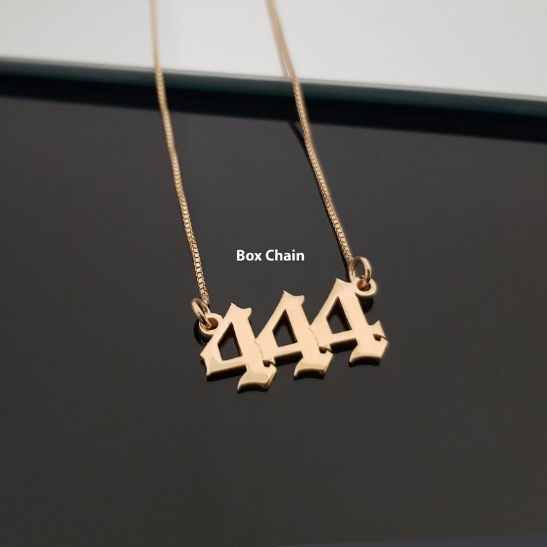 Angel Numbers Angel Number Necklace Angel Number Necklace | Etsy