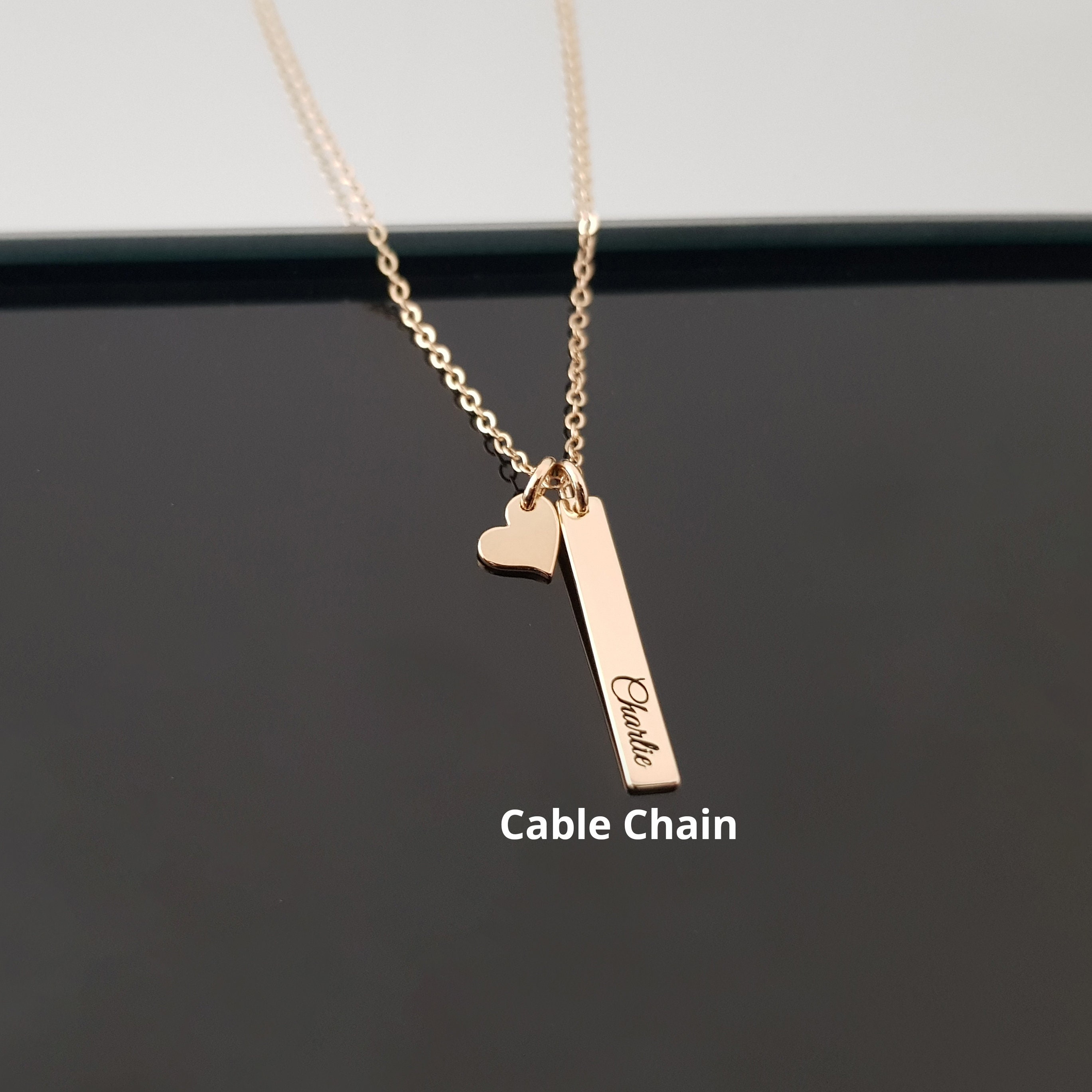 Name Necklace for Mom Personalized Necklace With Kids Names - Etsy