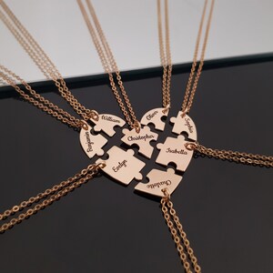 Sisters Puzzle Necklace Set, Jewelry for Friends, Necklaces Set for ...