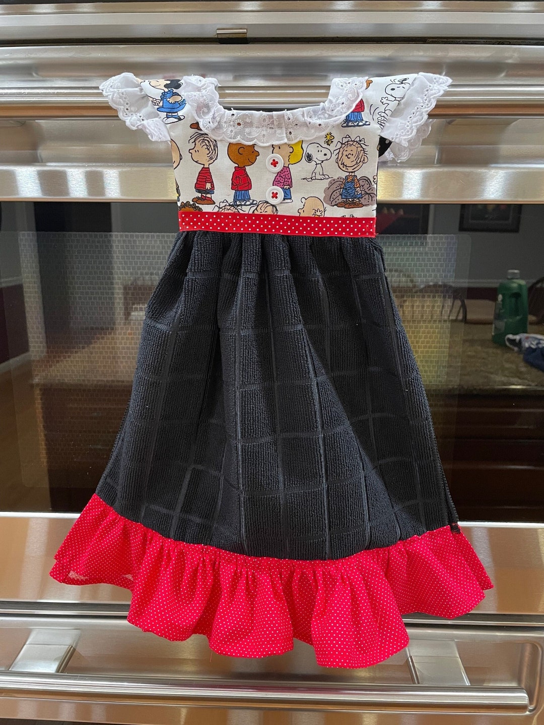 Hanging Dress Dish Towel Charlie Brown and Friends - Etsy