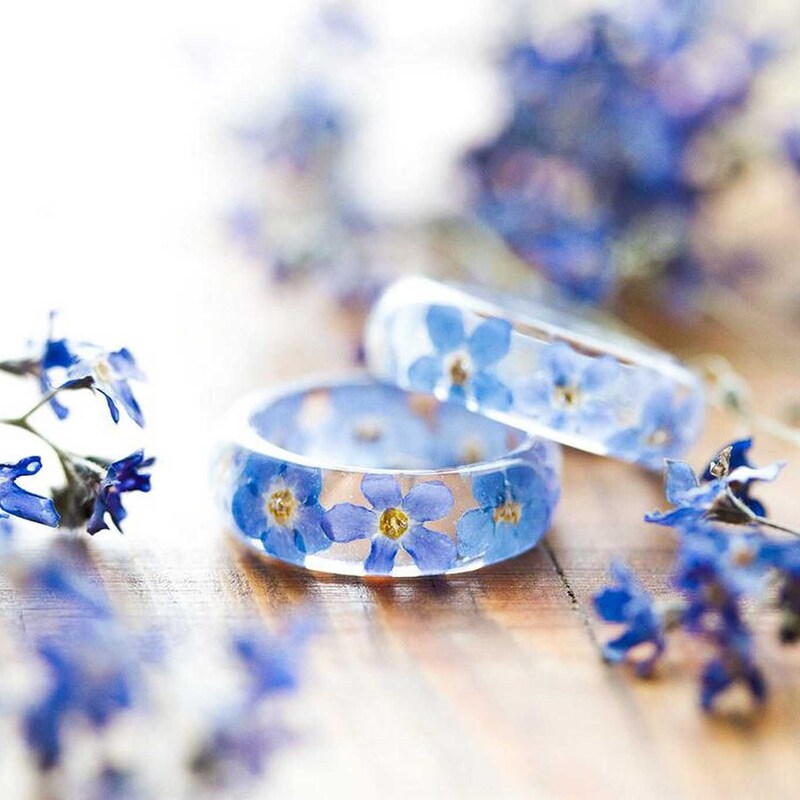 Real Flower Ring - Etsy