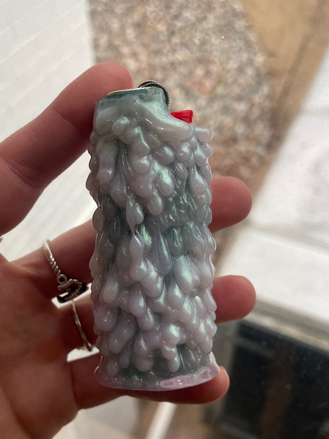 Drippy Resin Lighter Sleeve - Etsy