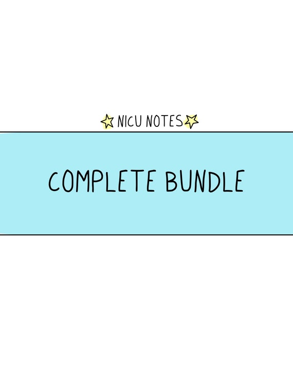 COMPLETE BUNDLE UPDATED 2/8/22 : Nicu Nursing & Nnp Notes | Etsy