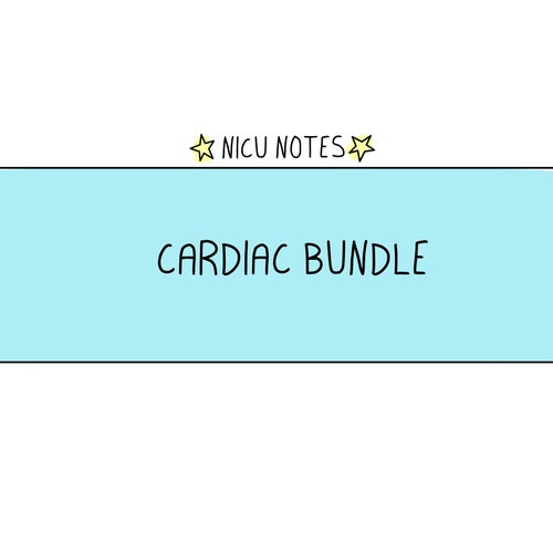 Fetal Circulation : Nicu Nursing & Nnp Notes - Etsy