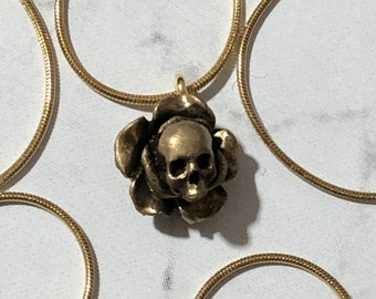 Rose Gold Skull | Etsy