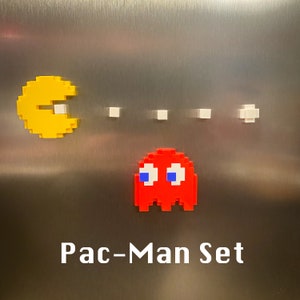 Retro Arcade Magnets - Mr & Ms Munch Man - Etsy