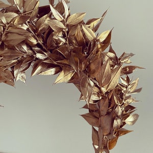 Gold Ruscus Crown/ Gold/ Gatsby Vibes/ Flower Crown/ Wedding Guest ...