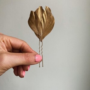 Gold Feather Crown/ Gold Feather Headband/ Gold Statement Headpiece ...