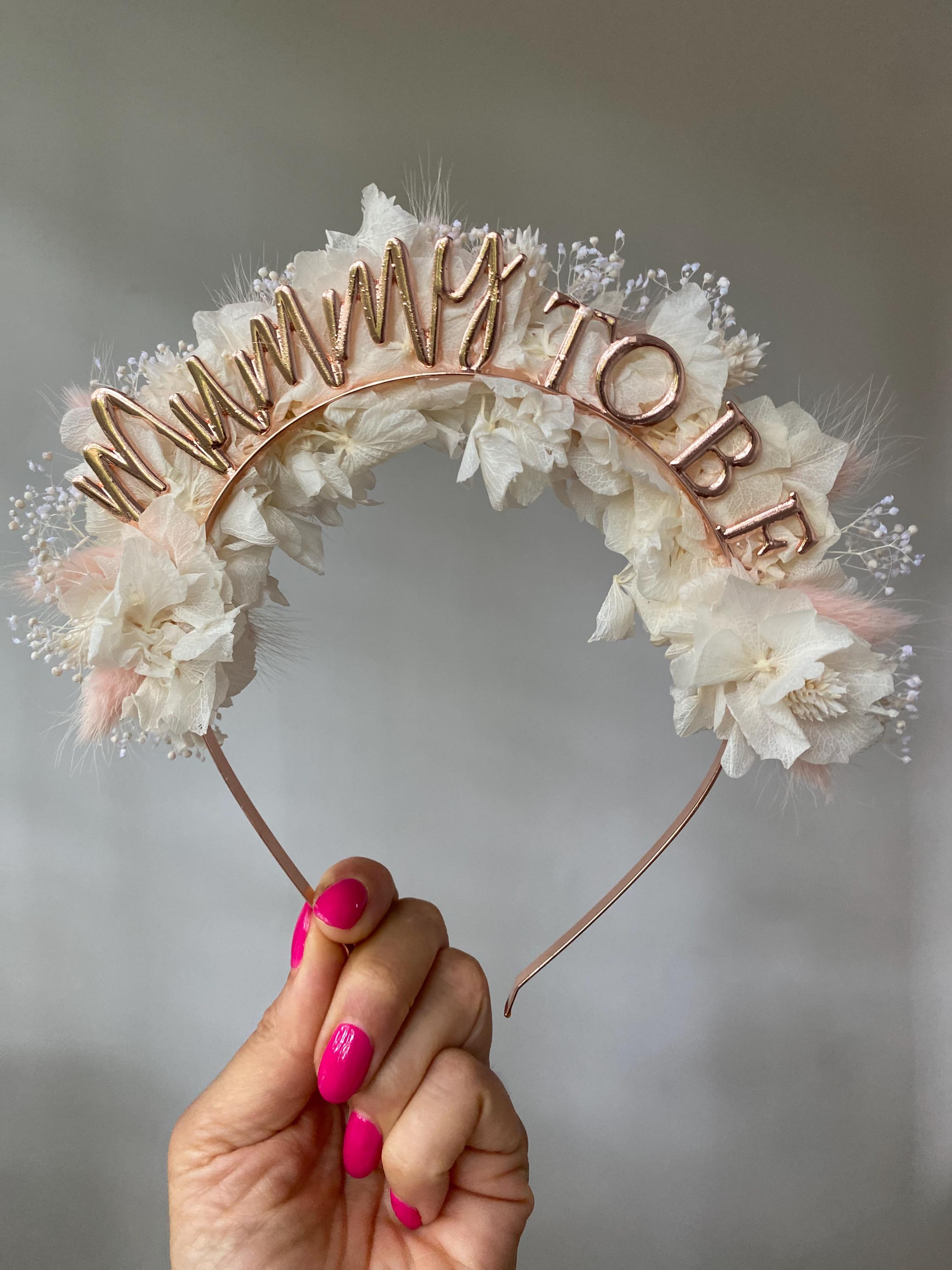 Rose Gold & Cream Mummy to Be Headband: Baby Shower Crown - Etsy