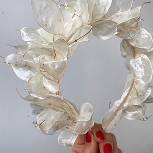 Lunaria Crown/ Dried Honesty/ Boho Flower Crown/ Dried Flower / Crown ...