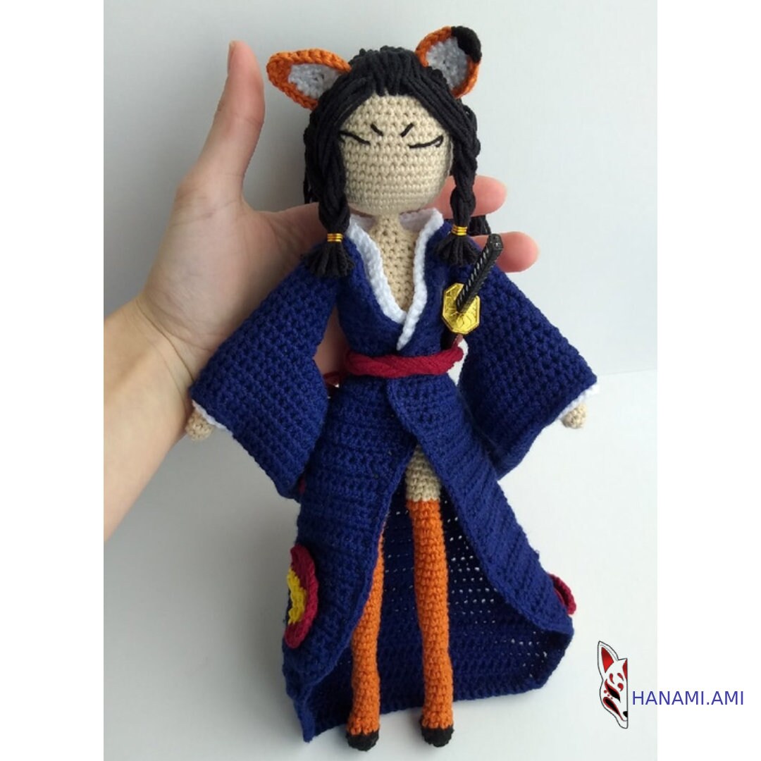 PDF Kitsune amigurumi crochet doll pattern in | Etsy