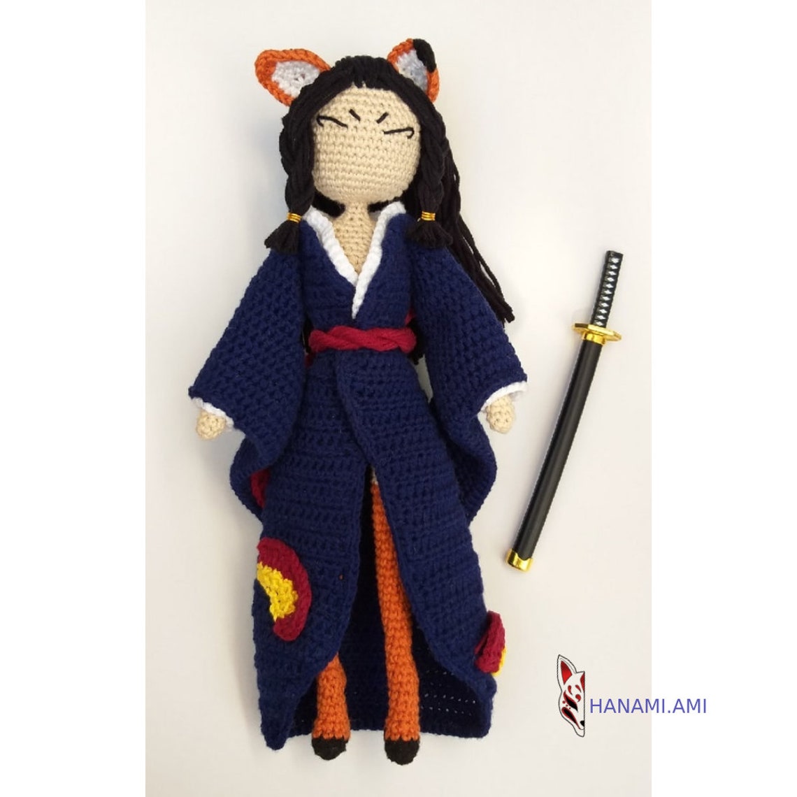 PDF Kitsune amigurumi crochet doll pattern in | Etsy