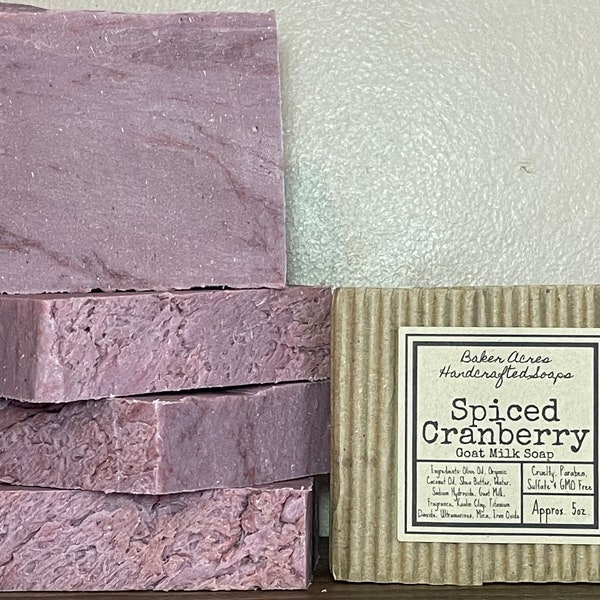 Cranberry Soap - Etsy