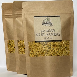 Raw Bee Pollen | Organic Bee Pollen Granules | All Natural | 100% Pure ...