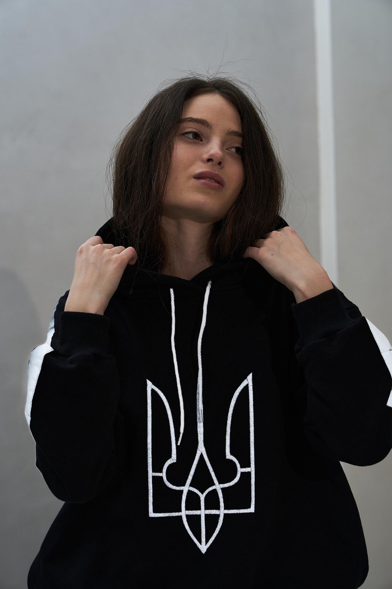 Couple Tracksuit, Ukraine Shirt Hoodie, Matching Couple Black ...