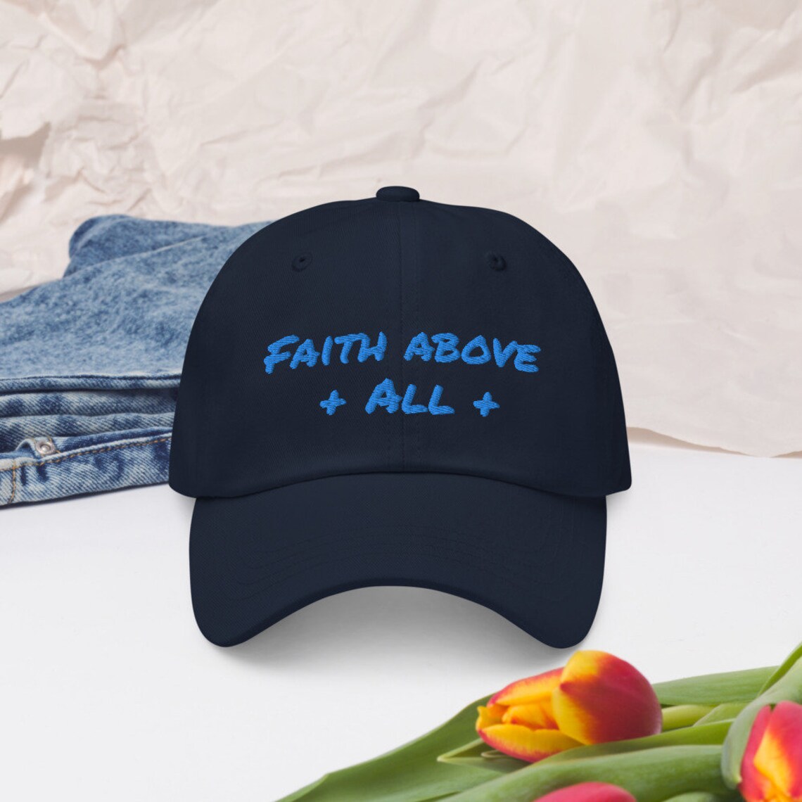 Faith above ALL Hat Embroidered Faith Caps Christian Faith | Etsy