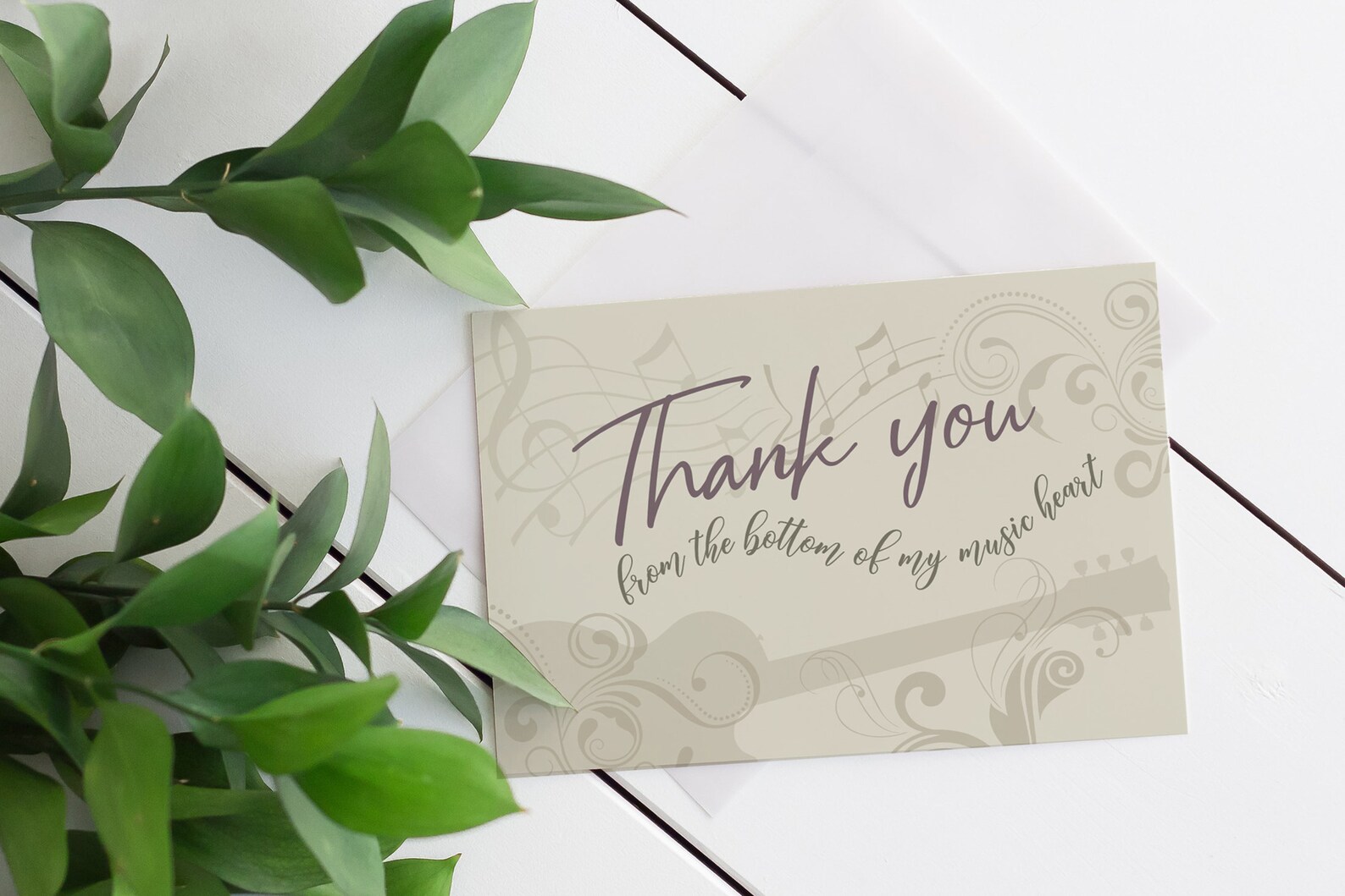 Musical Thank You Cards - Etsy