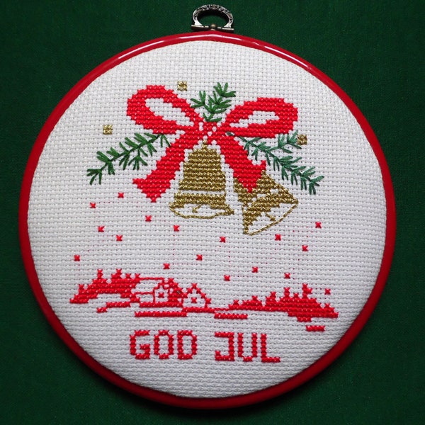 God Jul Cross Stitch - Etsy