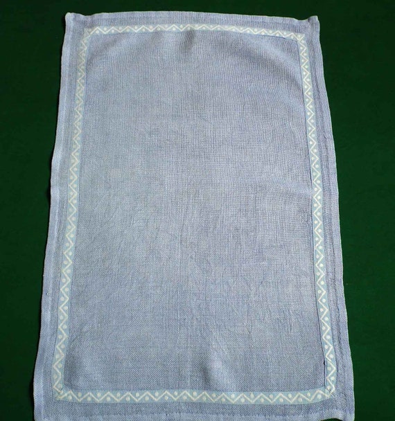 Vintage Linen Table Runner Blue Linen Table Runner Linen - Etsy