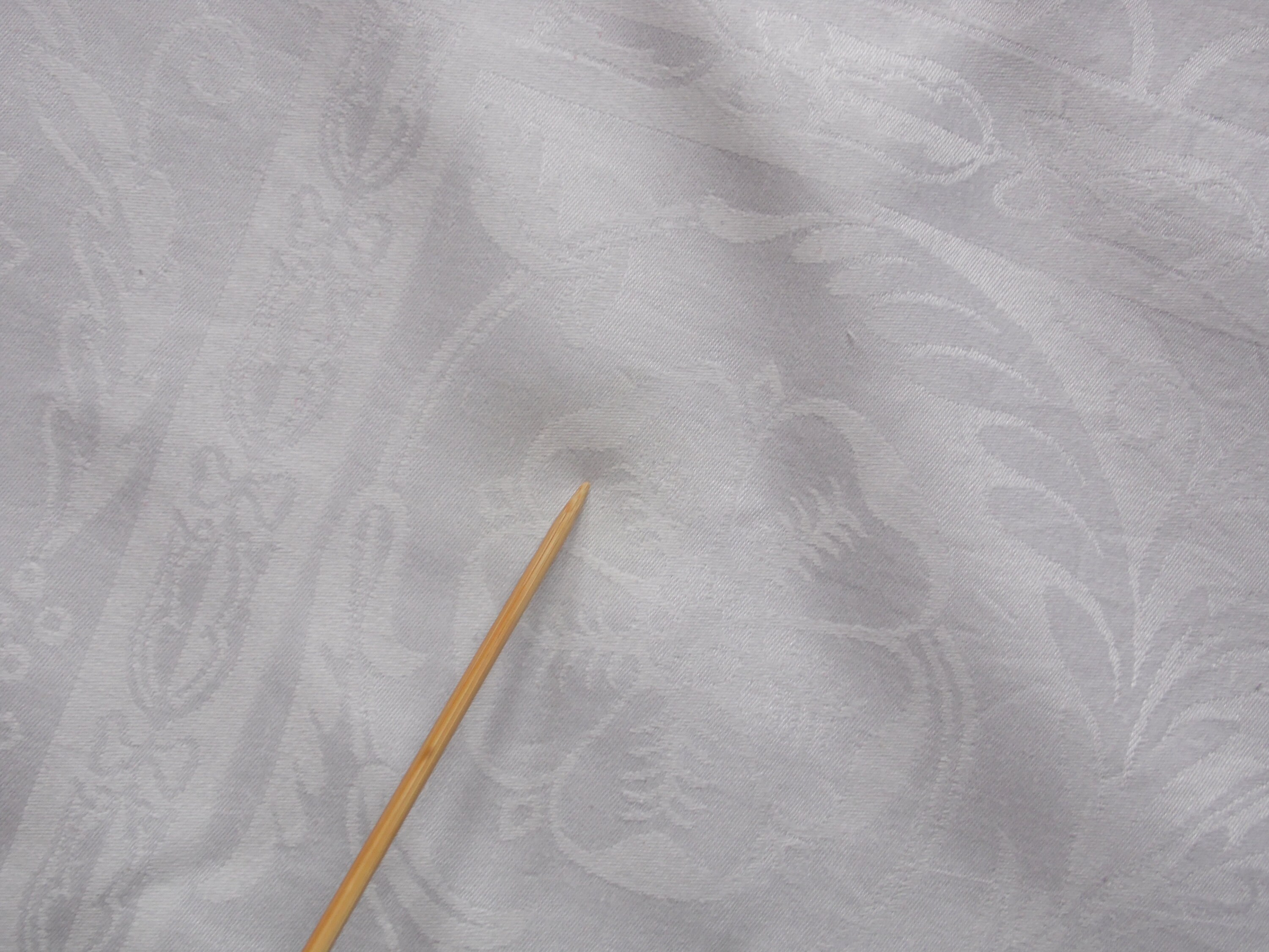 Vintage Cotton Damask Tablecloth, Big Damask Tablecloth, Vintage White ...