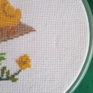 Vintage Easter Hoop Picture, Easter Wall Hanging, Hand Embroidery ...