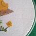 Vintage Easter Hoop Picture, Easter Wall Hanging, Hand Embroidery ...