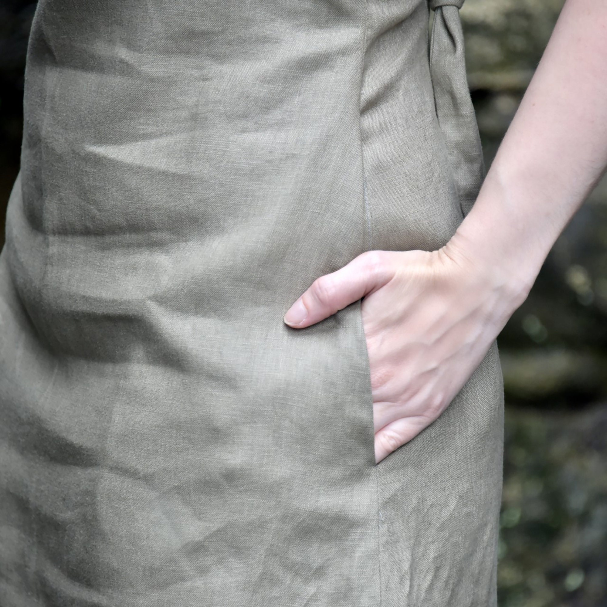 Woven Mini Dress Digital PDF Sewing Pattern for Women / Summer Linen ...