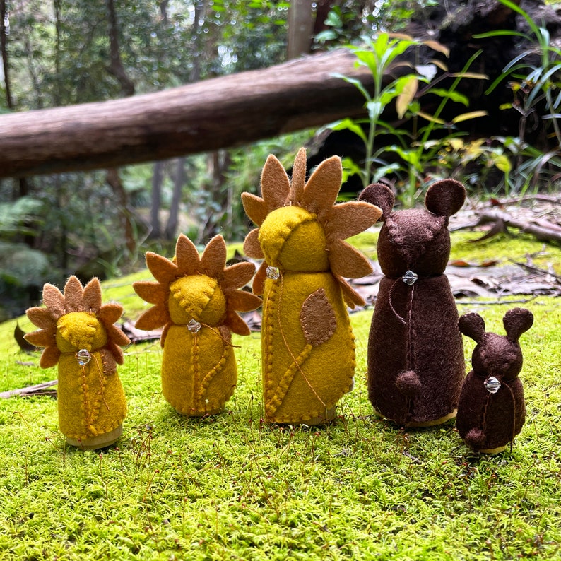 Lion and Bear Digital Clothes Pattern for Steiner Inspired Peg Dolls ...