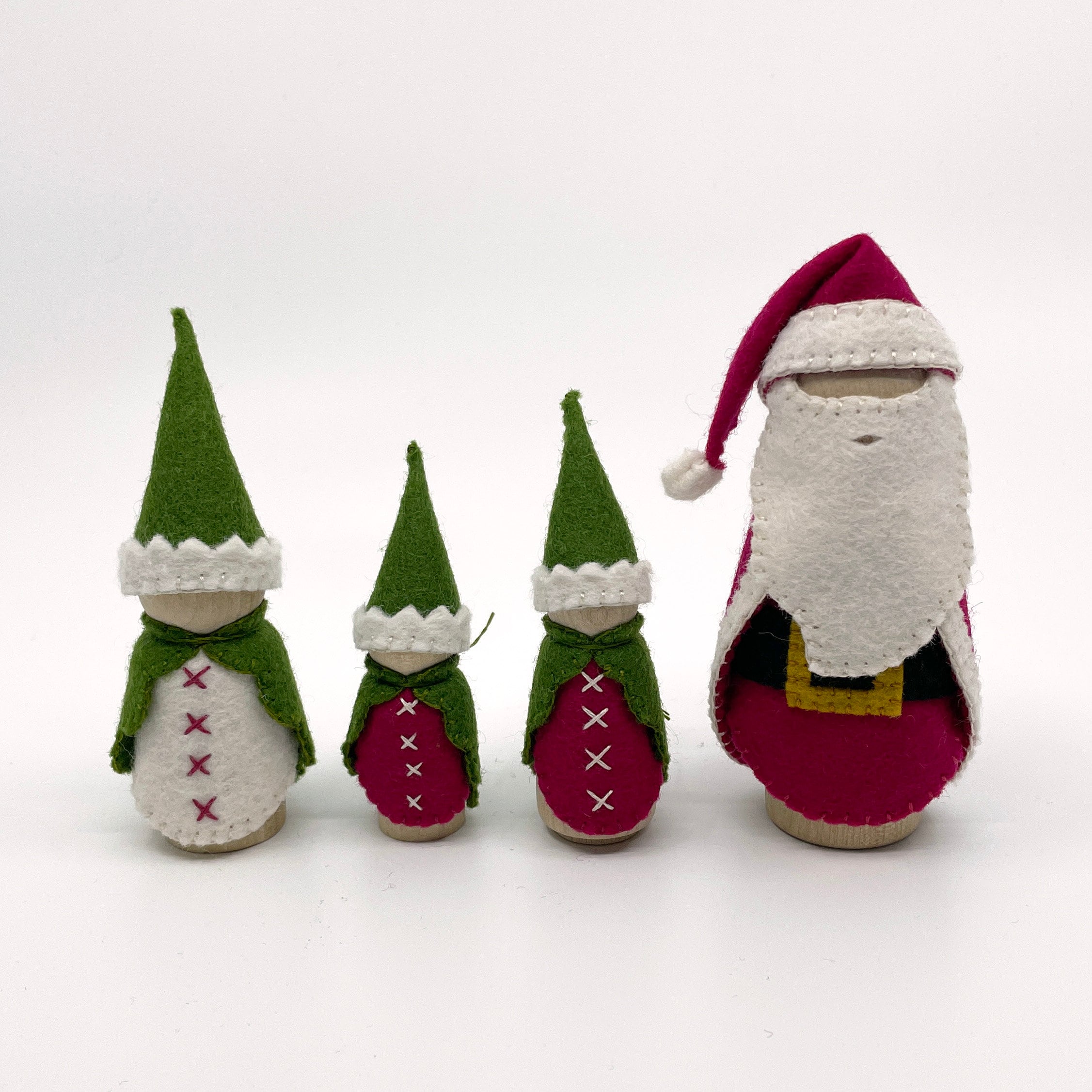 Santa Claus and Christmas Elf Digital Clothes Pattern for - Etsy