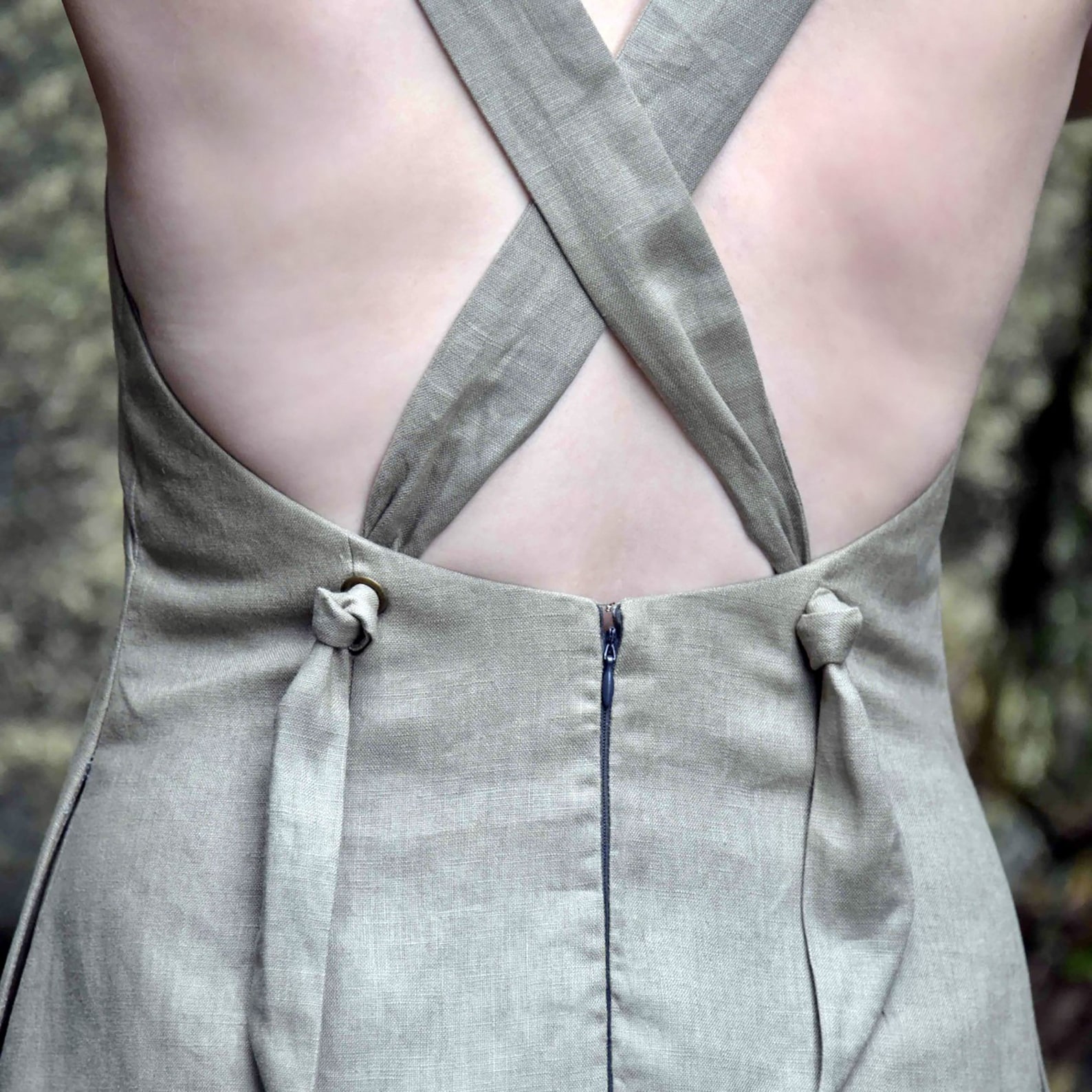 Woven Mini Dress Digital PDF Sewing Pattern for Women / Summer Linen ...