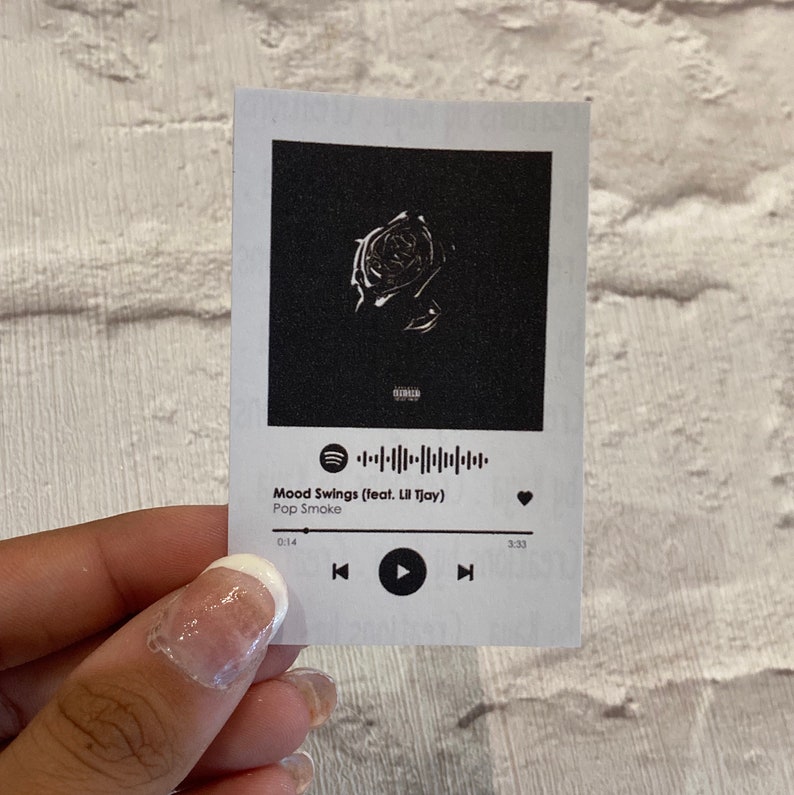 Custom Spotify Sticker Song Sticker Now Playing Plaque | Etsy UK