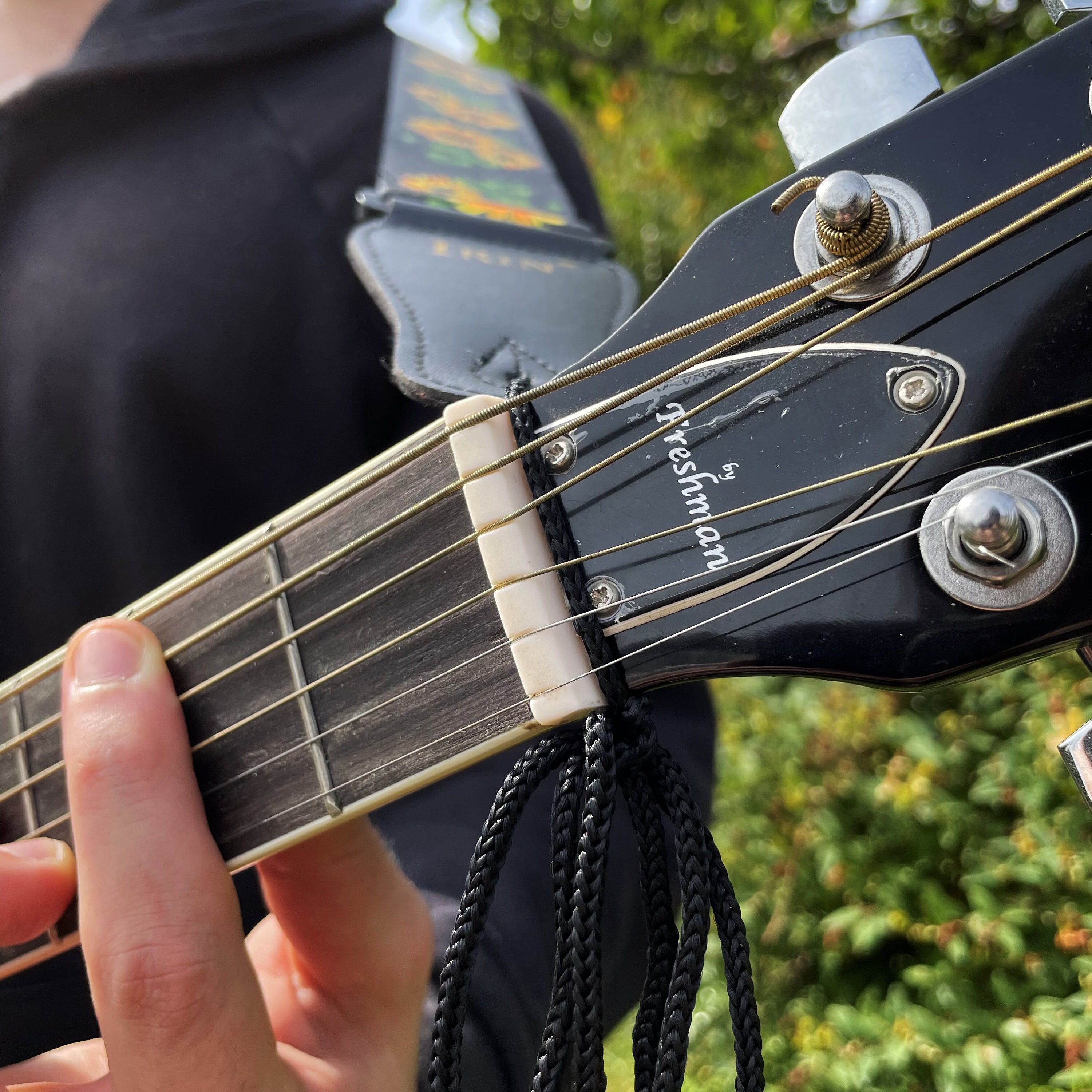 sunflower-guitar-strap-adjustable-electric-bass-and-acoustic-etsy