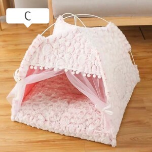 Sweet Princess Cat Bed Foldable Cats Tent Dog House Bed Kitten - Etsy