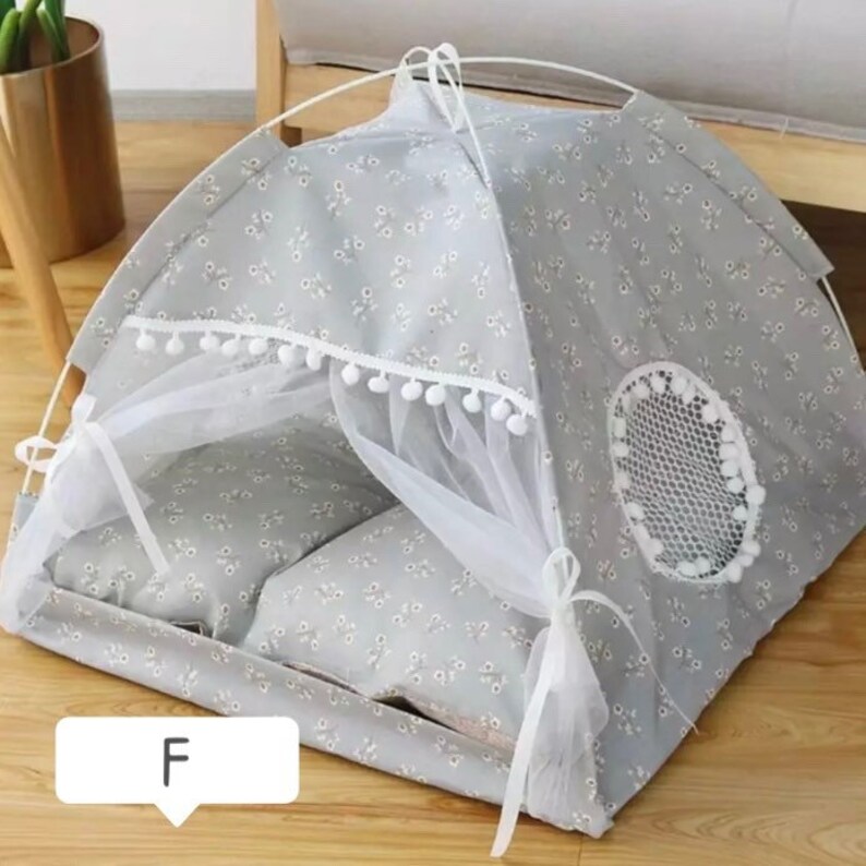 Sweet Princess Cat Bed Foldable Cats Tent Dog House Bed Kitten - Etsy
