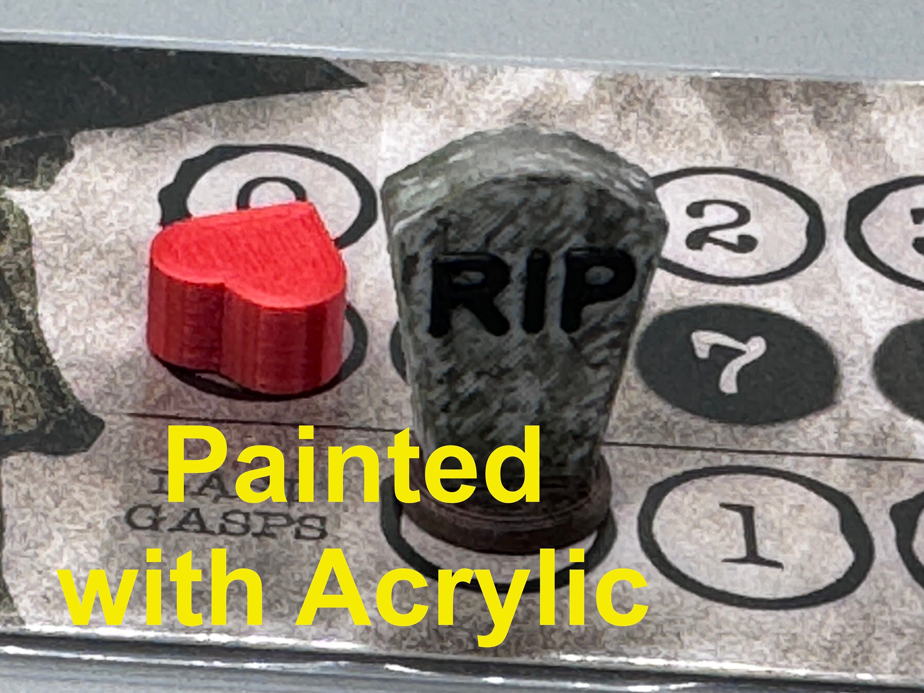 Wound and Tombstone Game Tokens — Upgrade for Mantis Falls and Other ...