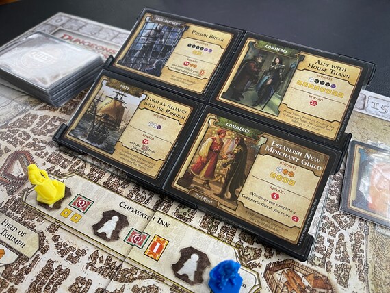 Lords of Waterdeep Display Tray for Quest Cards | Etsy