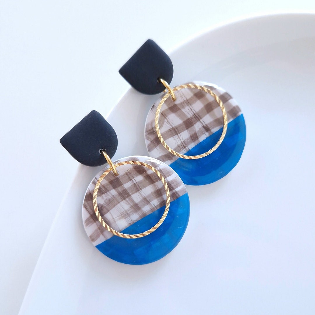 COLLAB Ma Bichette X Barbara Dasnoy Earrings blau - Etsy