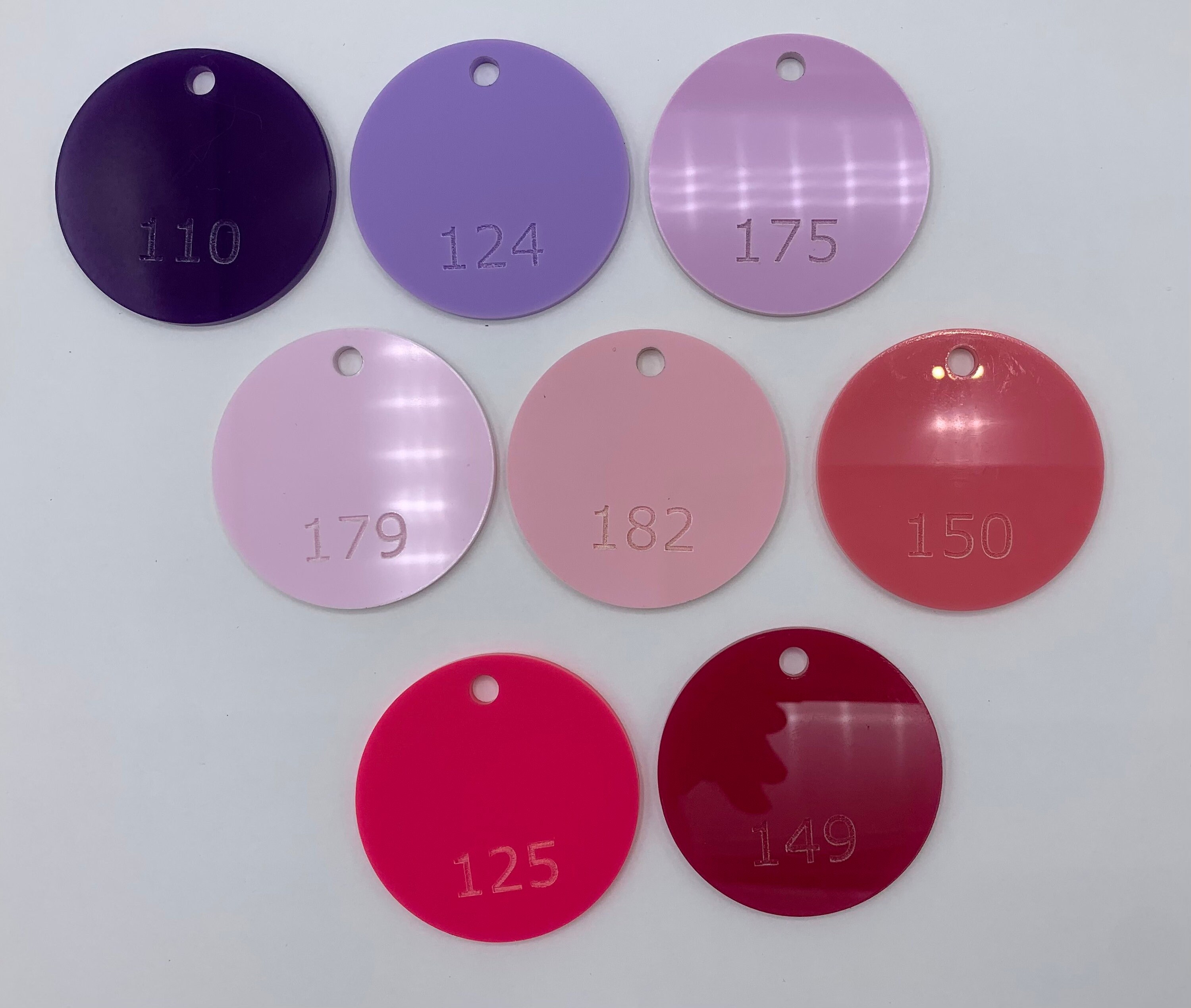 Laser Cut COLORED Acrylic Shapes - Etsy