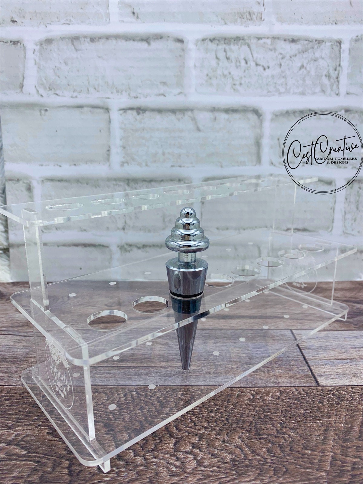 Wine Bottle Stopper Display Stand - Etsy