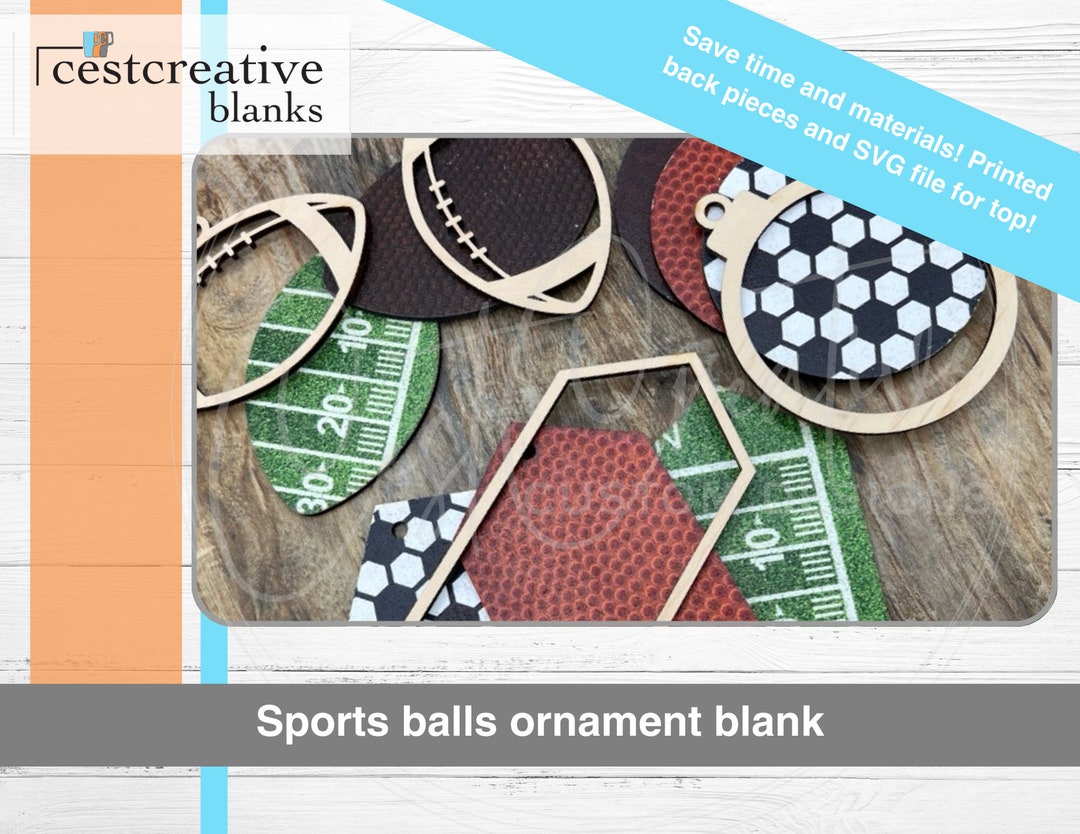 Ornament Blanks - Sport Ball Ornaments - Etsy